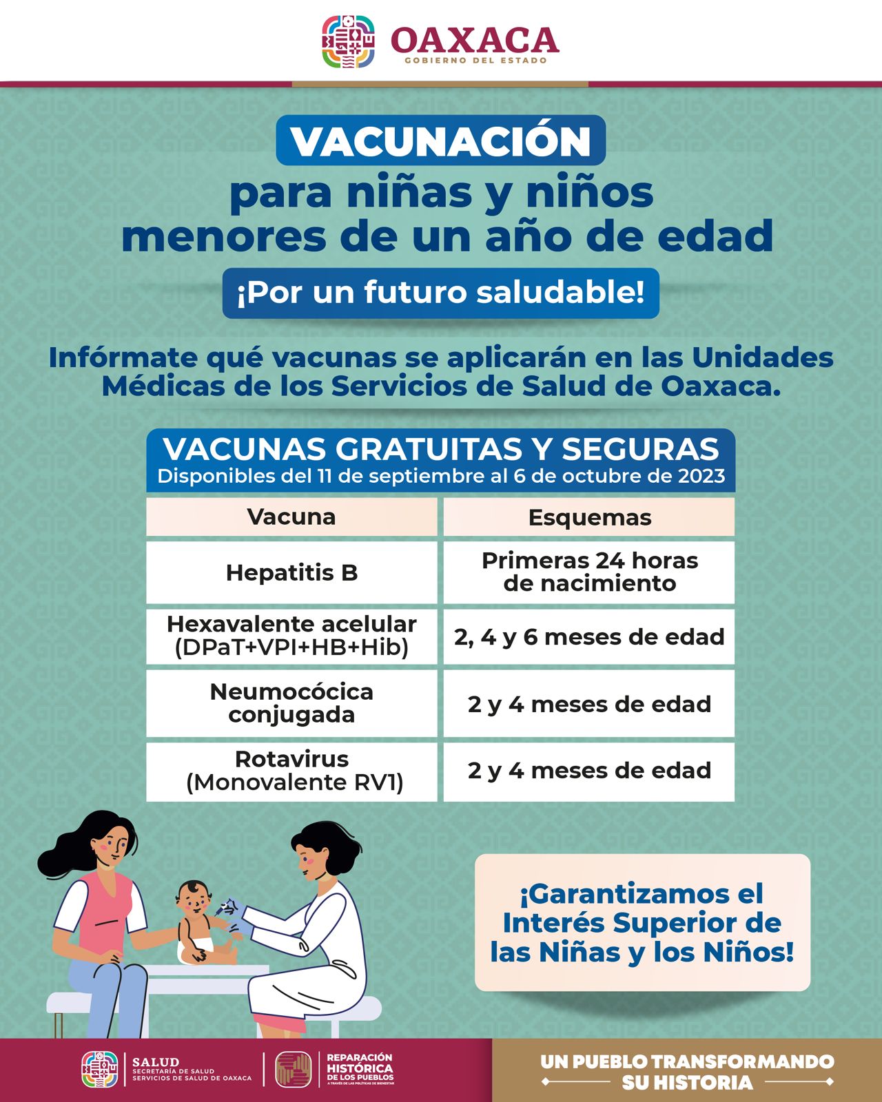 Alista SSO campaña de vacunación ¡Por un futuro saludable, vacúnalos! – Coordinación de ...